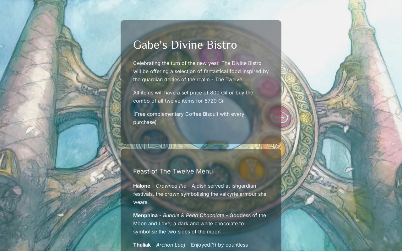 Gabe's Divine Bistro
